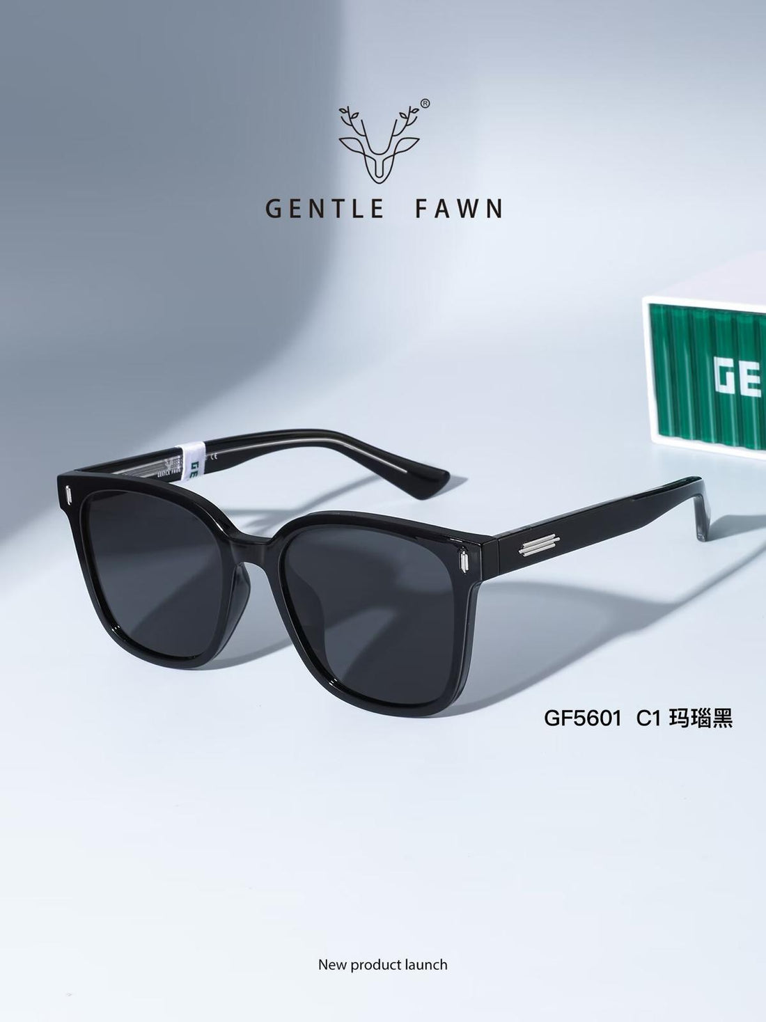 Gentle Fawn Sunglasses Model GZ-GF-5601-C1 (Black) – Granzilla Singapore