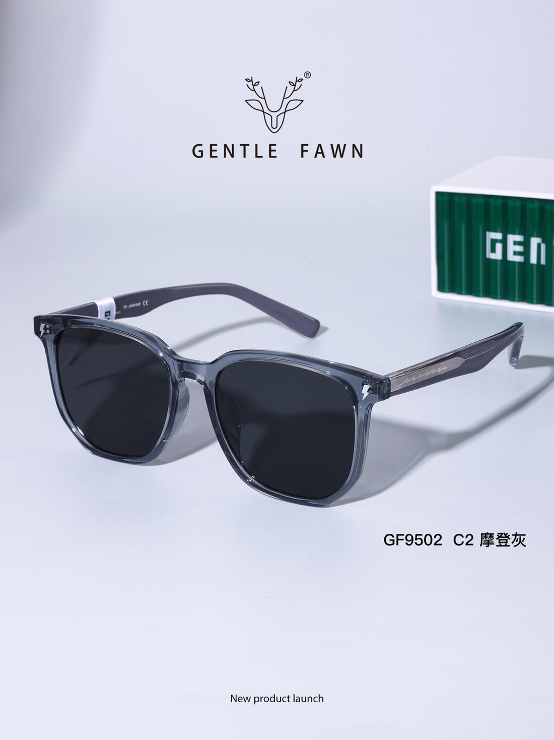 Gentle Fawn Sunglasses Model GZ-GF-9502-C2 (Black & Grey) – Granzilla ...