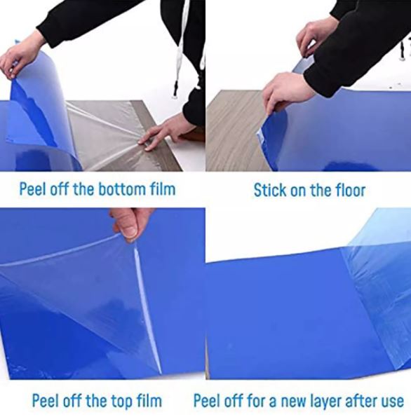 Cleanroom Sticky Mats Blue – Granzilla Singapore
